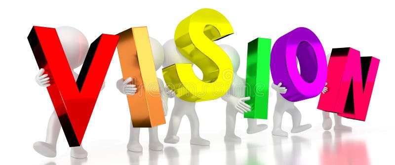 3D Cartoon Eye, Vision Concept Stock Illustration - Illustration of ...