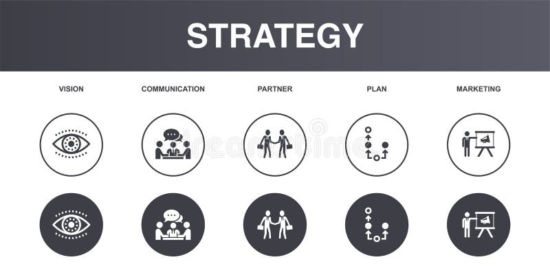 Vision, Communication, Partner, Plan Stock Vector - Illustration of ...