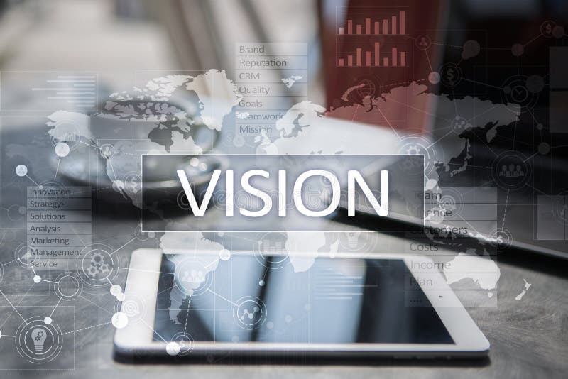 Vision Concept. Business, Internet and Technology Concept. Stock ...