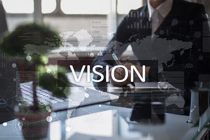 Vision Concept. Business, Internet and Technology Concept. Stock ...