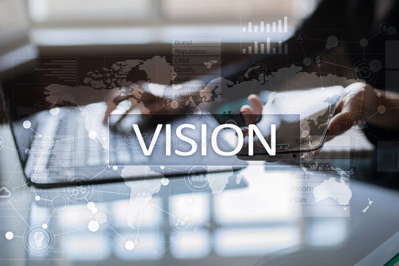 Vision Concept. Business, Internet and Technology Concept. Stock Photo ...