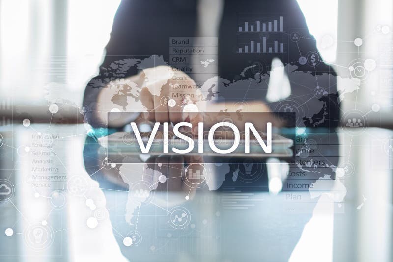 Vision Concept. Business, Internet and Technology Concept. Stock Image ...