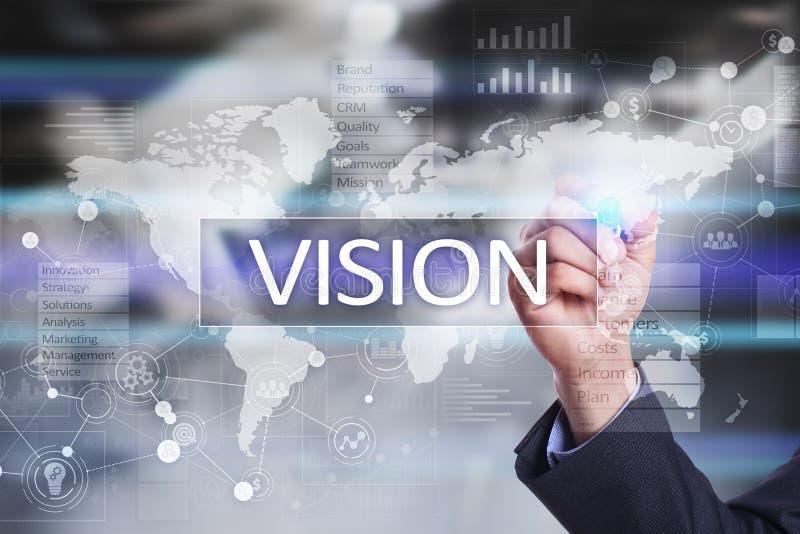 Vision Concept. Business, Internet and Technology Concept. Stock Photo ...