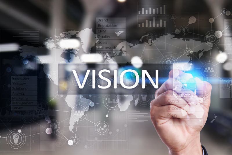Vision Concept. Business, Internet and Technology Concept. Stock Image ...
