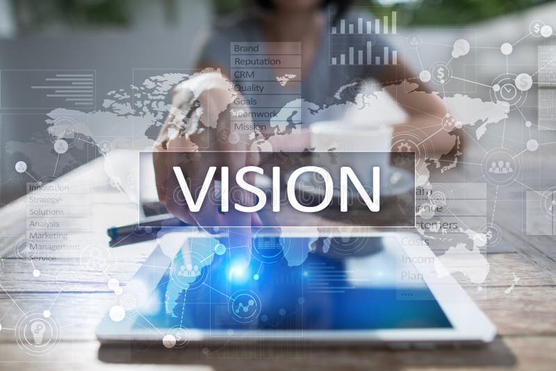 Vision Concept. Business, Internet and Technology Concept. Stock ...