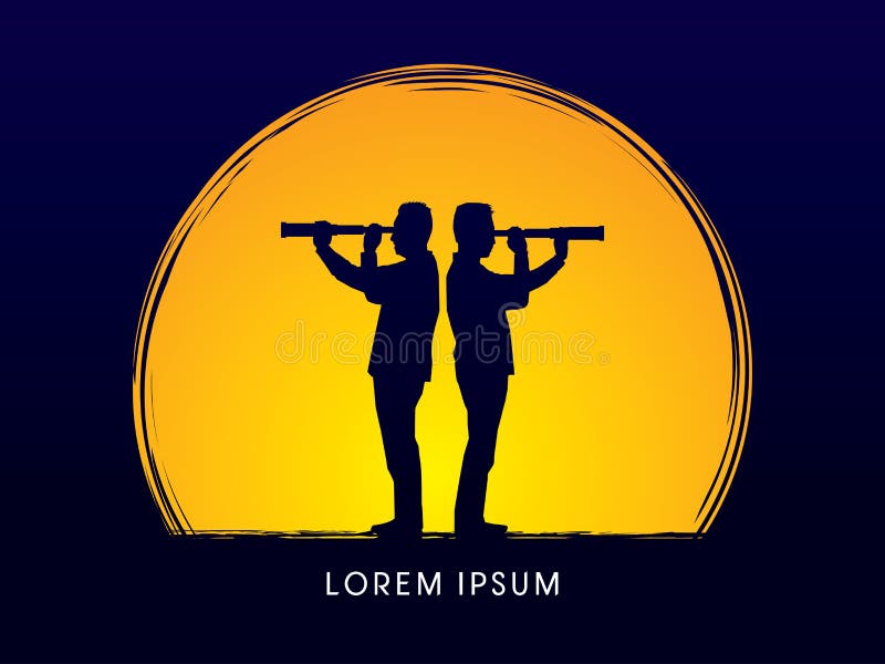 Vision concept graphic stock vector. Illustration of executive - 87642593