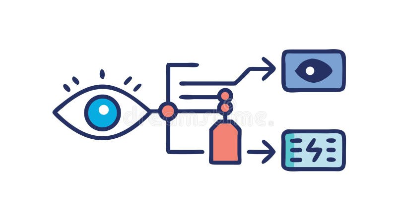 Vision and Data Processing, Symbolizing Intelligent Insights, Vector ...
