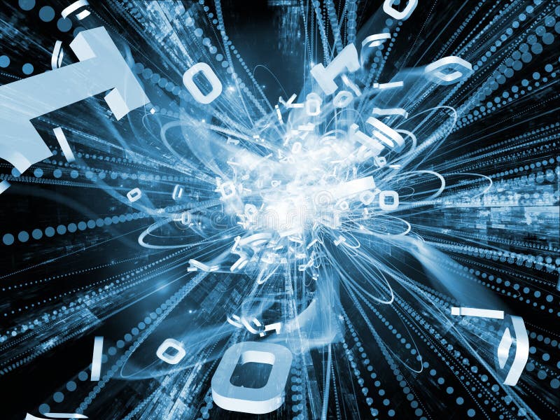 Vision De Particule De Vague Illustration Stock - Illustration du ...