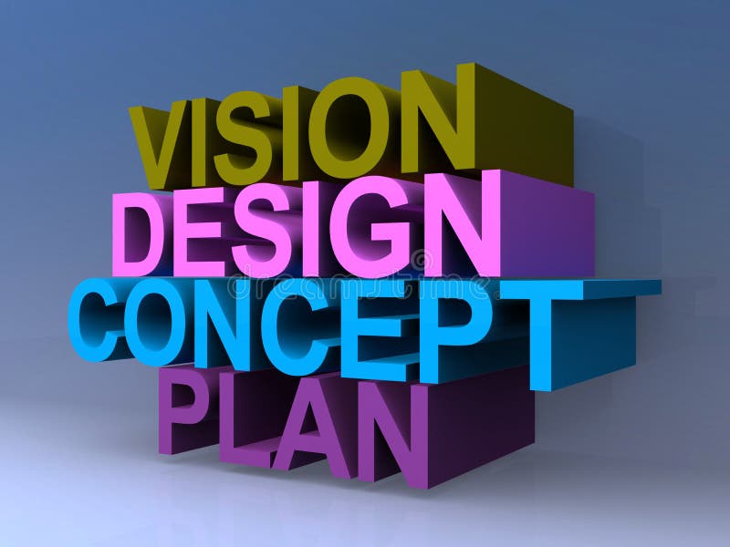 Concept of Plan Mind Map in Handwritten Style. Stock Vector ...