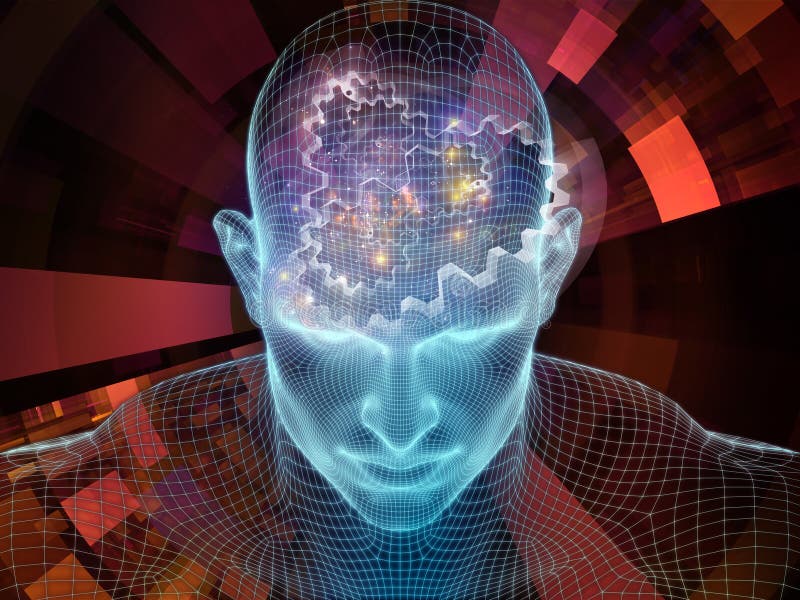 Visualization Process Human Vision. Stock Vector - Illustration of ...