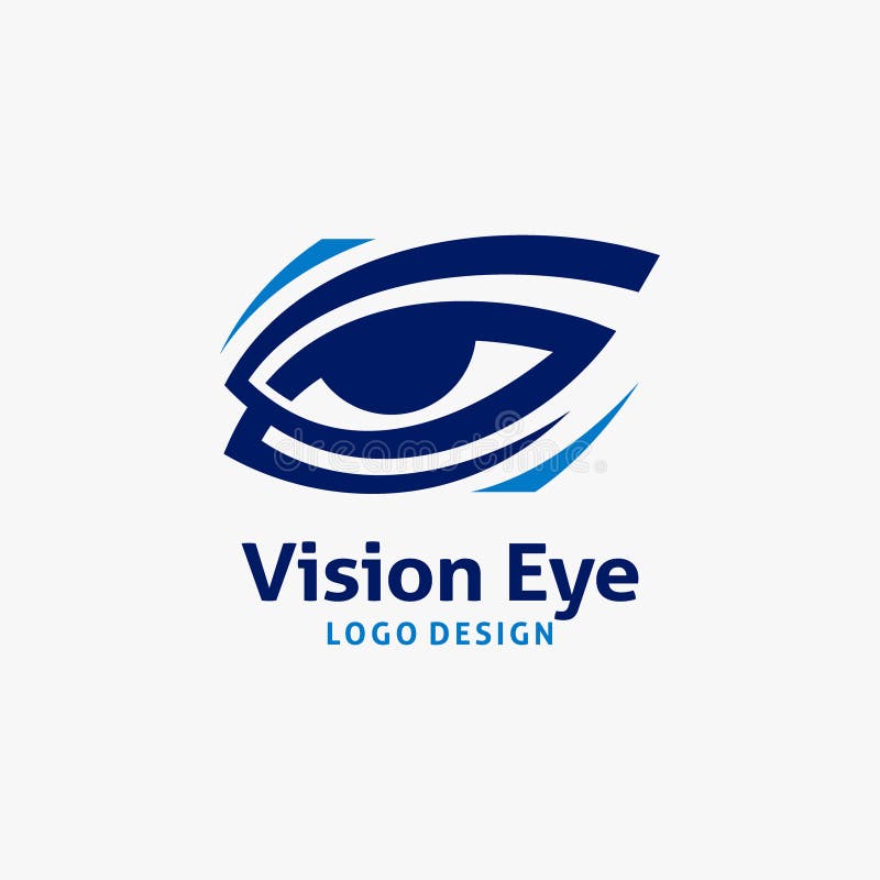 Vision eye logo design stock vector. Illustration of logo - 274823285