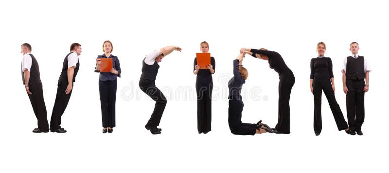 Vision group stock photo. Image of manpower, company, businesswoman ...