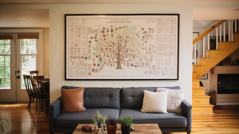 Vision house chart stock illustration. Illustration of creativity ...