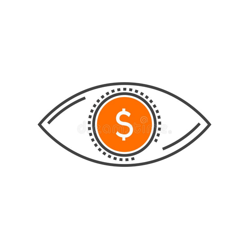 Visibility Icon Vector Sign and Symbol Isolated on White Background ...