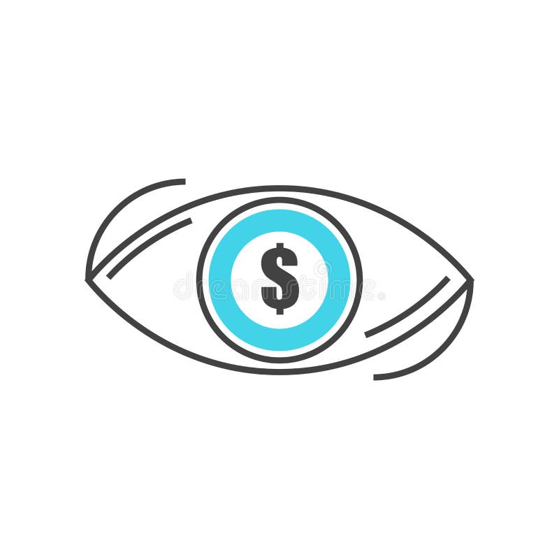 Visibility Icon Vector Sign and Symbol Isolated on White Background ...