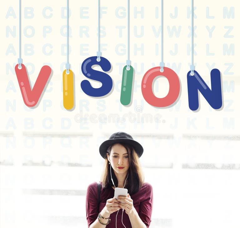 Vision Inspiration Motivation Aspiration Direction Concept Stock Photo ...