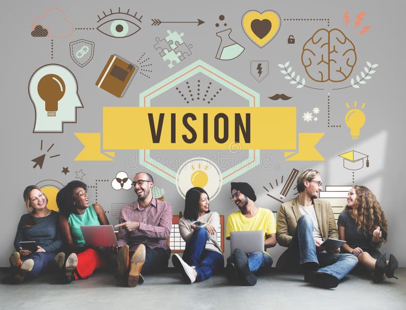 Vision Inspiration Motivation Thinking Think Concept Stock Photo ...