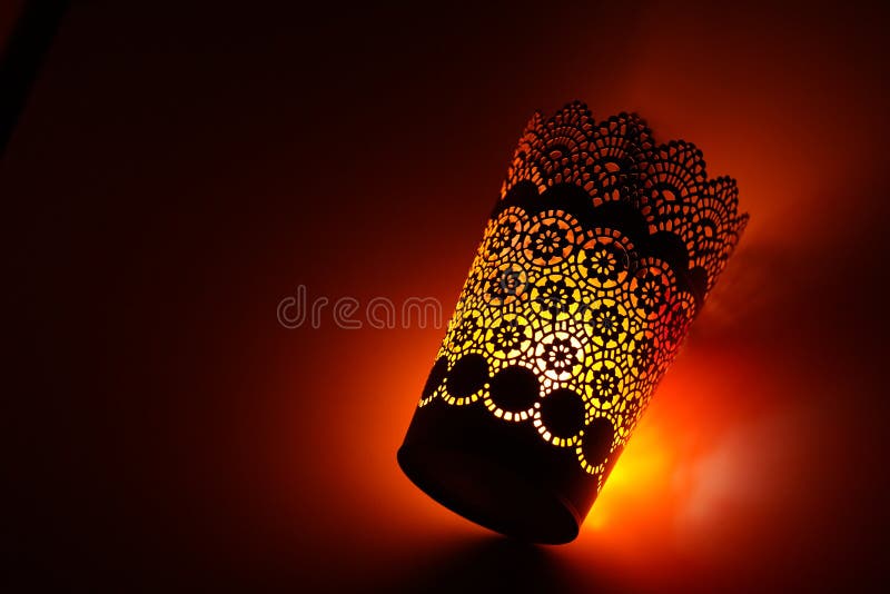 Vision of Islamic Pattern Decoration Cylindrical Pot Stock Image ...