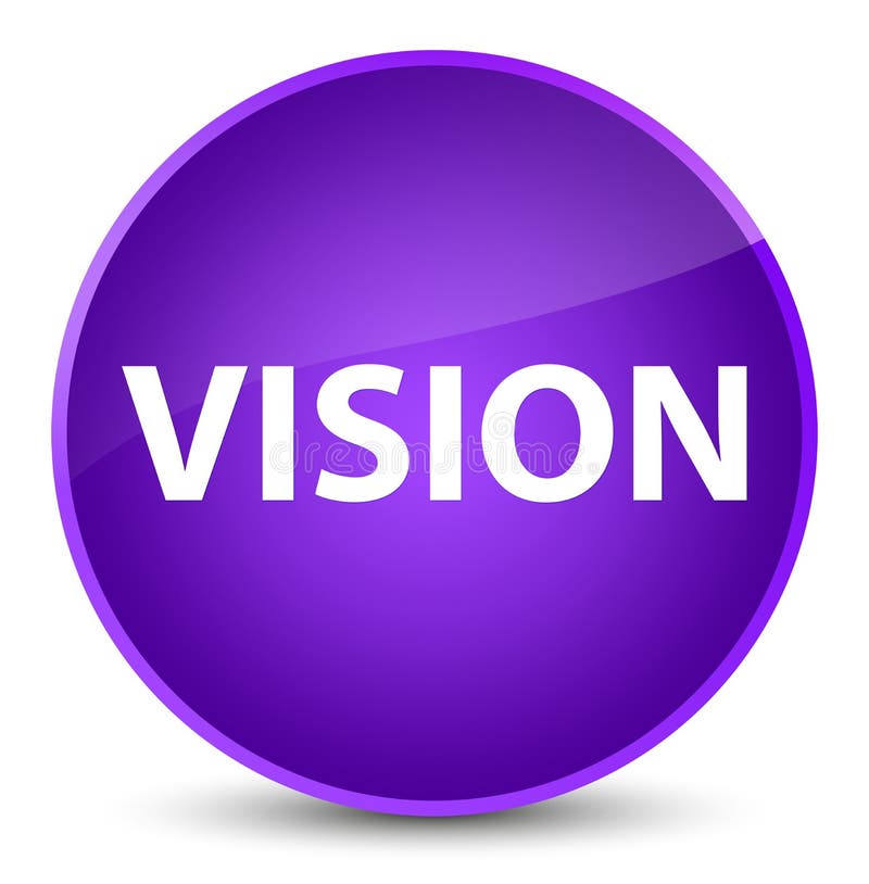 Vision Elegant Purple Round Button Stock Illustration - Illustration of ...