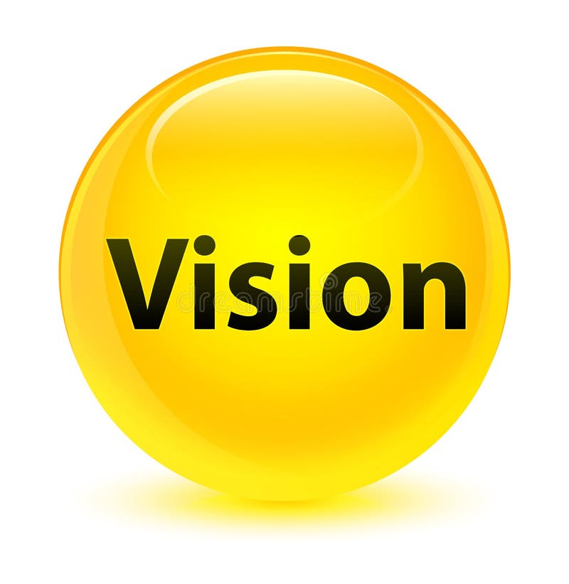 Vision Glassy Yellow Round Button Stock Illustration - Illustration of ...