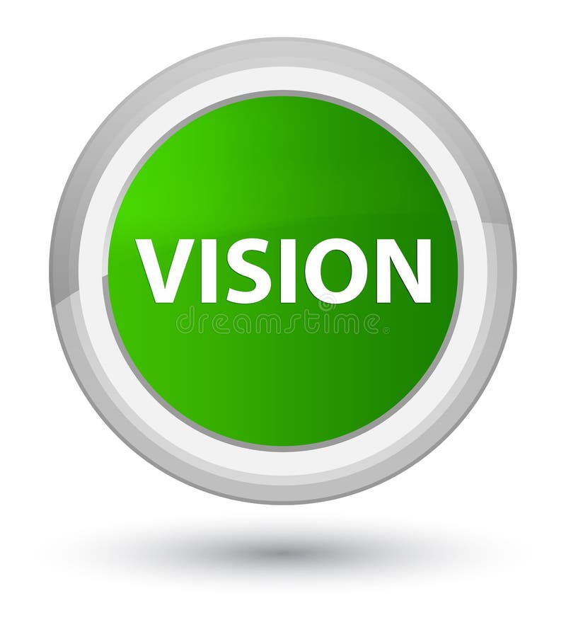 Vision Prime Green Round Button Stock Illustration - Illustration of ...