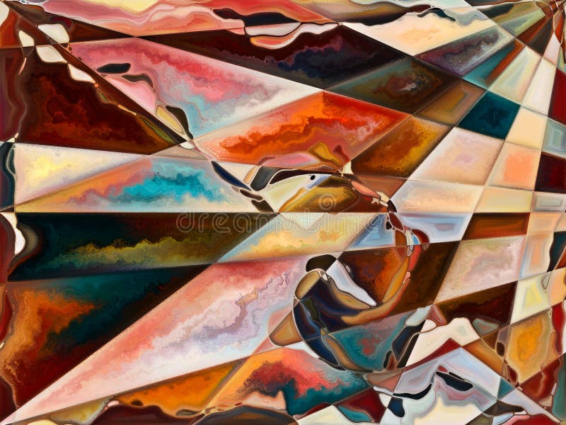 Vision of Living Canvas stock illustration. Illustration of decorative ...