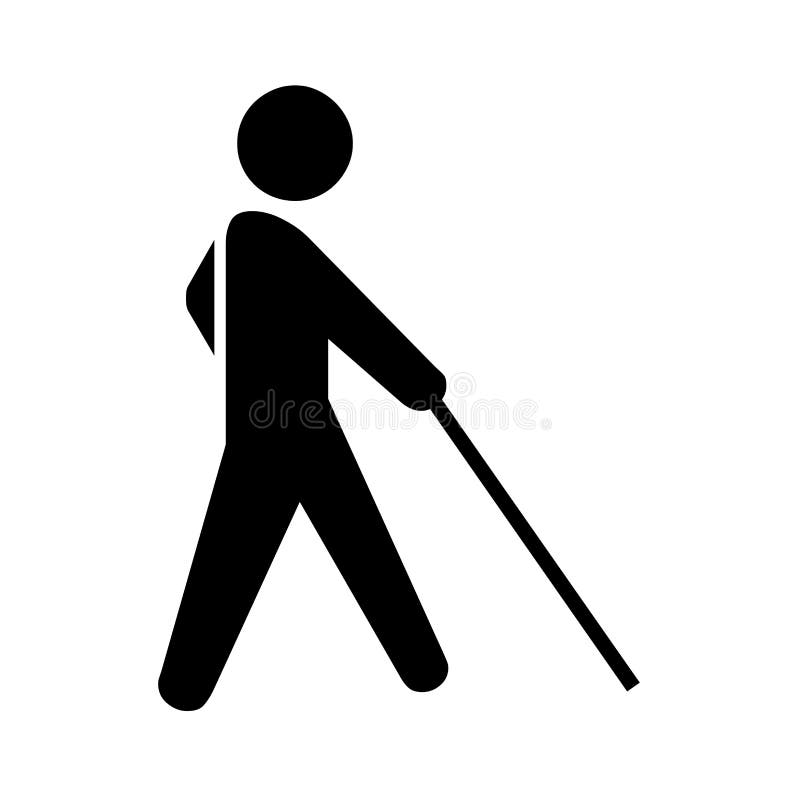 Vision Loss Symbol Illustration Stock Illustration - Illustration of ...