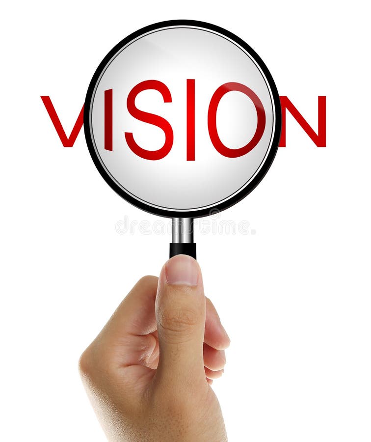 Vision of a Glass Business Building through Glasses Stock Image - Image ...