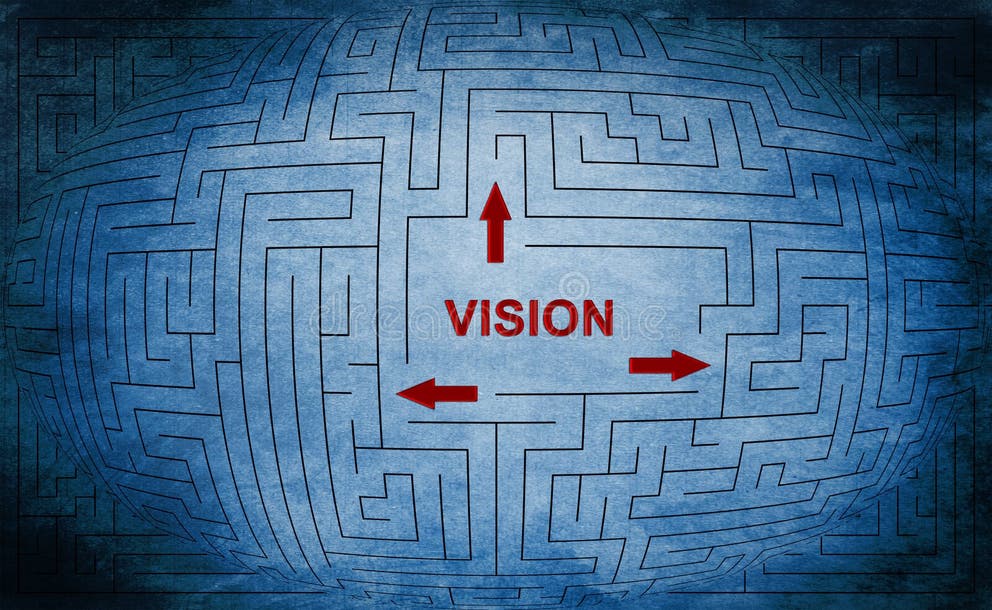 Vision maze concept stock image. Image of close, concept - 174360757