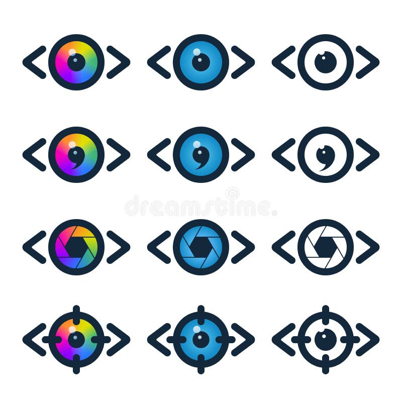 Media and vision icon stock vector. Illustration of camera - 144642295