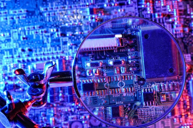 Vision Microcontroller Board Magnifier Stock Photos - Free & Royalty ...
