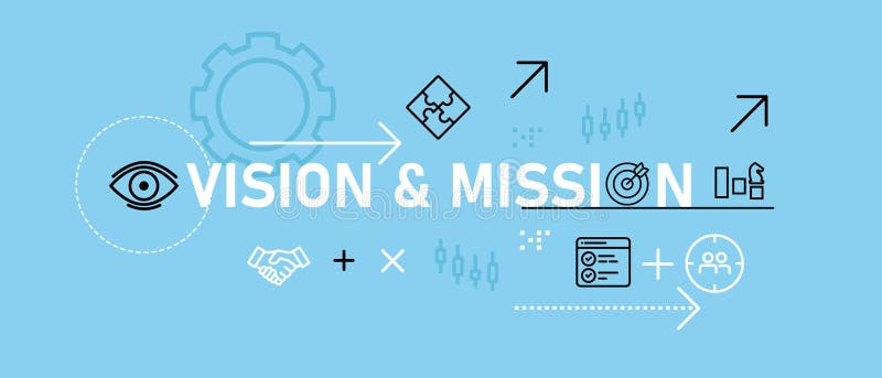 Vision and Mission Concept Work Conceptual Idea of Company Leader ...