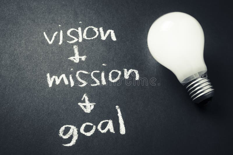 Vision mission goal stock image. Image of creative, glass - 45388987