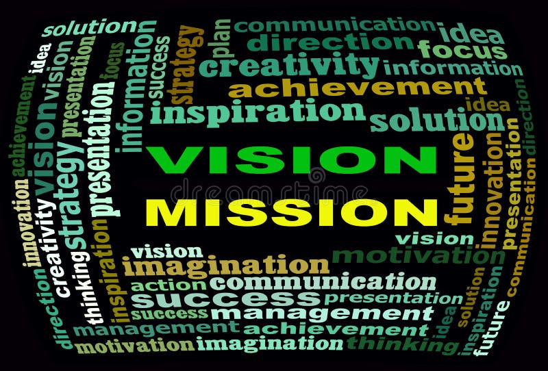 Vision mission stock illustration. Illustration of leading - 44158782