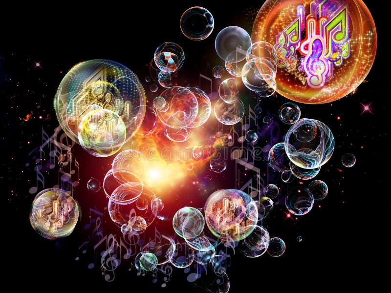 Vision of Music stock illustration. Illustration of entertainment ...