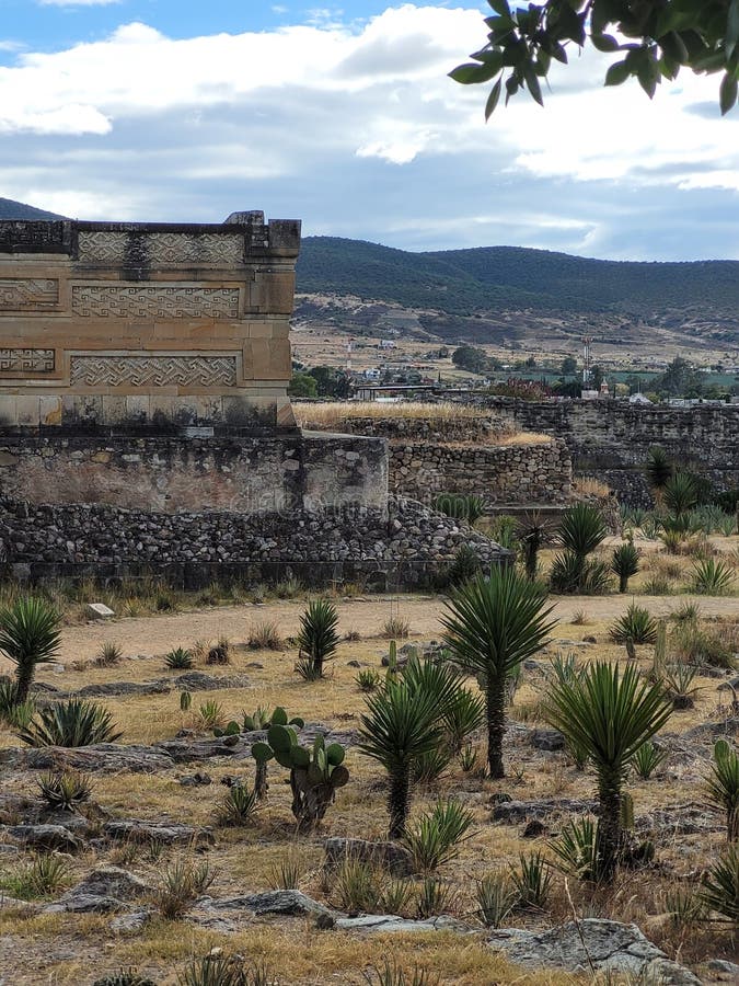 Ruins of Mitla stock photo. Image of castle, monastery - 376969672