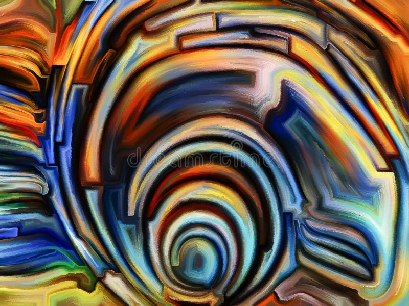 Vision of Pattern stock illustration. Illustration of abstract - 128090185