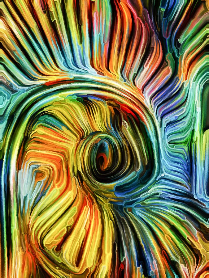 Vision of Pattern stock illustration. Illustration of canvas - 128090186