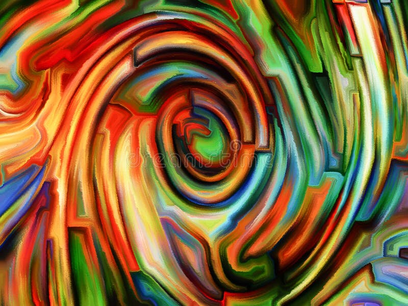 Vision of Pattern stock illustration. Illustration of colored - 130033165