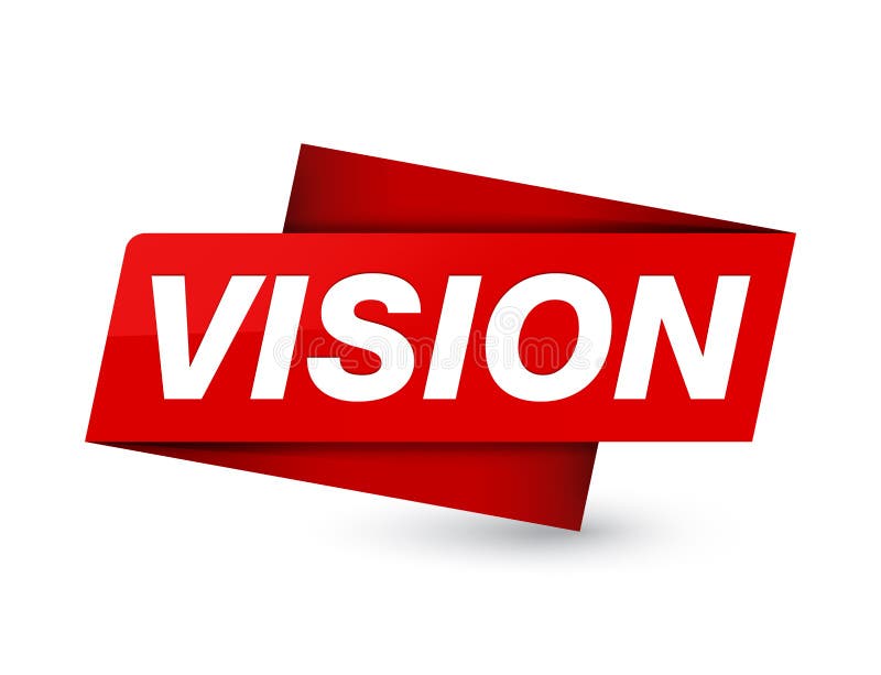 Vision Premium Red Tag Sign Stock Illustration - Illustration of plan ...