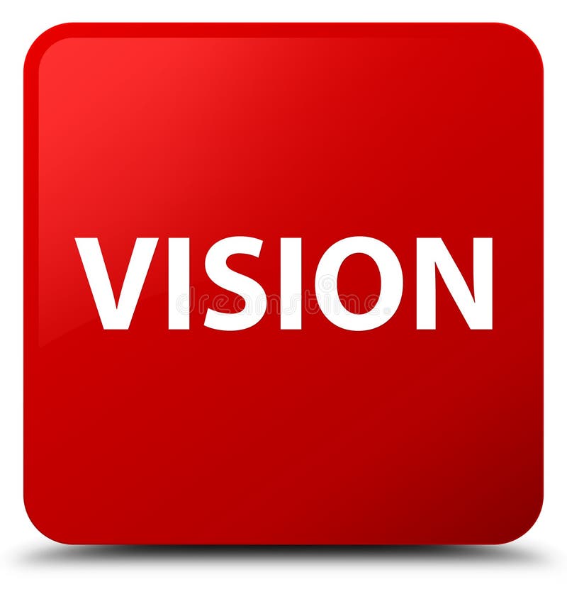 Vision red square button stock illustration. Illustration of vision ...