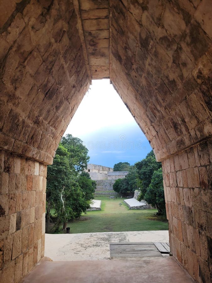Uxmal Archaeological Zone stock photo. Image of badlands - 376969772