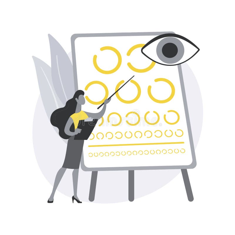 Vision Screening Abstract Concept Vector Illustration. Stock Vector ...
