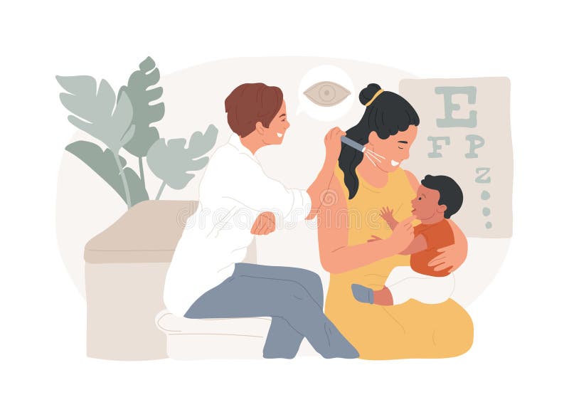 Vision Screening Abstract Concept Vector Illustration Stock Vector Illustration Of Exam