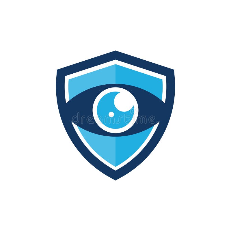 Vision Shield Logo Icon Design Stock Vector - Illustration of idea ...