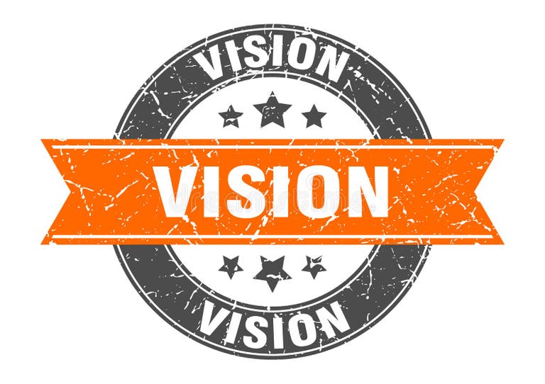 Vision stamp stock vector. Illustration of button, emblem - 162726807