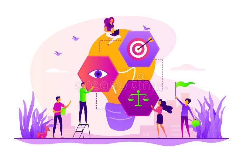 Vision Statement Concept Vector Illustration Stock Vector ...