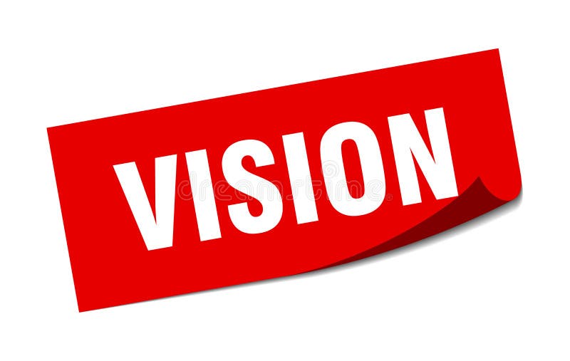 Vision sticker. stock vector. Illustration of square - 153905032