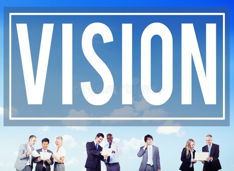 Vision Strategy Palnning Target Direction Concept Stock Image - Image ...