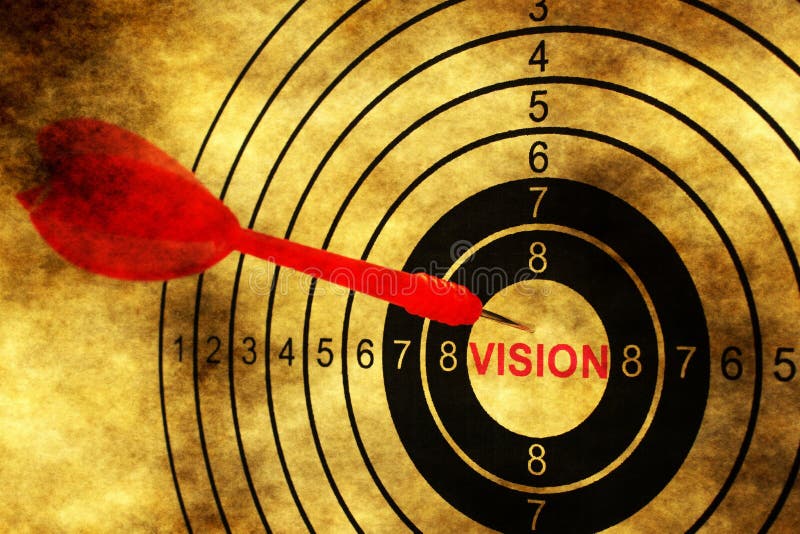 Vision Target Mission Motivation Goals Concept Stock Illustration ...